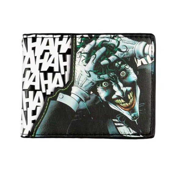 unbranded | Bags | Mens Bifold Wallet Batmans Joker Style Design New ...
